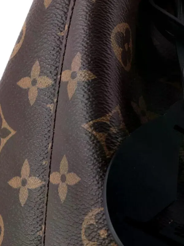 LOUIS VUITTON Montsouris Nm Monogram Canvas Leather Pm Backpack - Black