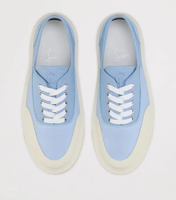 CHRISTIAN LOUBOUTIN Tactical Skate High Top Sneakers - Navy