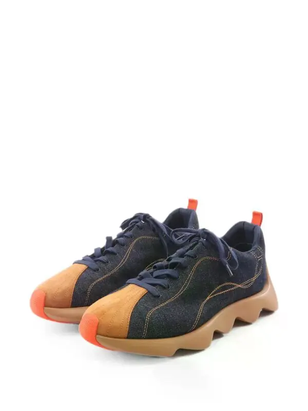 Hermès Anvol Denim Suede Sneakers