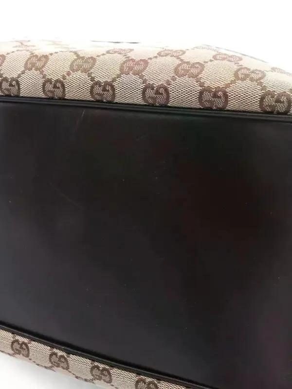 Gucci Gg Canvas Braided Handle Tote Bag
