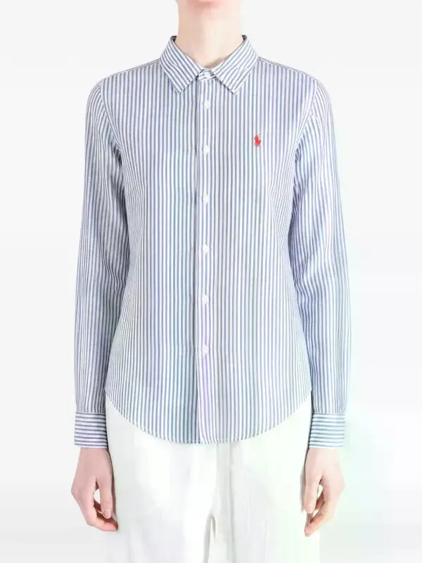 Polo Ralph Lauren Striped Shirt With Embroidered Logo
