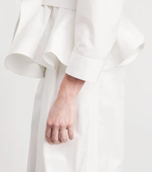 Jacquemus Cotton Wide-leg Cropped Trousers