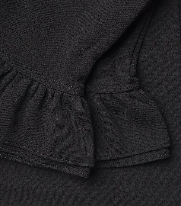 Jacquemus Jersey Capri Trousers With Ruffled Hems