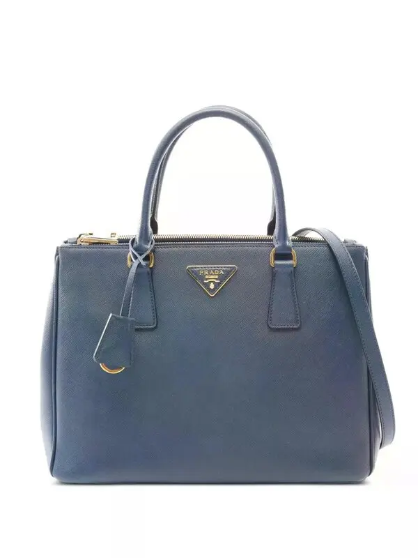 Prada Galleria Saffiano Leather Tote Bag - Blue