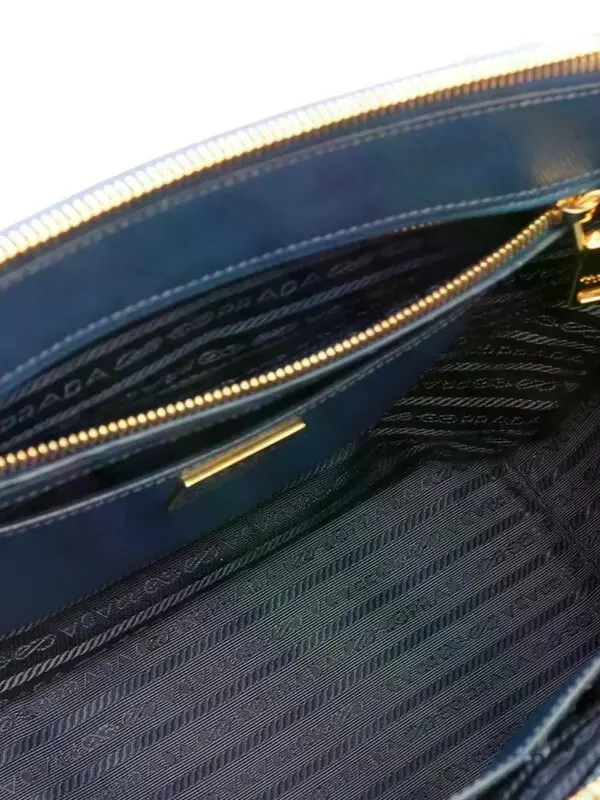 Prada Galleria Saffiano Leather Tote Bag - Blue