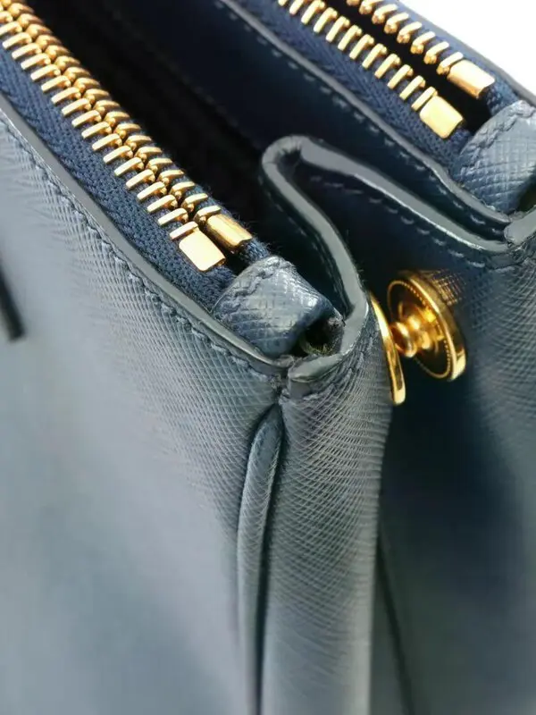 Prada Galleria Saffiano Leather Tote Bag - Blue