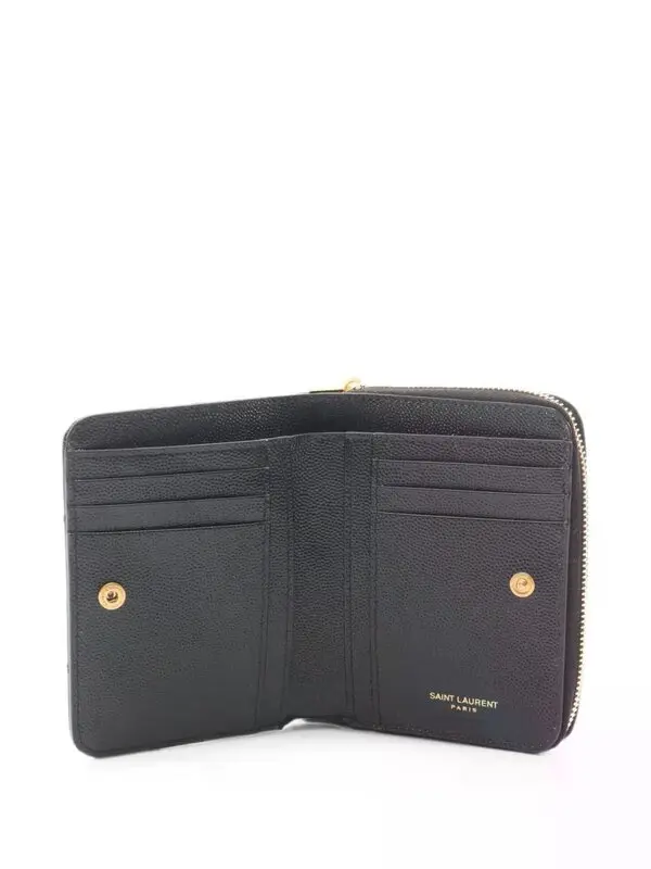Saint Laurent 20s Logo-plaque Bi-fold Wallet