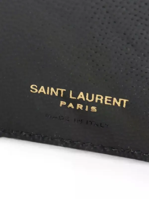 Saint Laurent 20s Logo-plaque Bi-fold Wallet