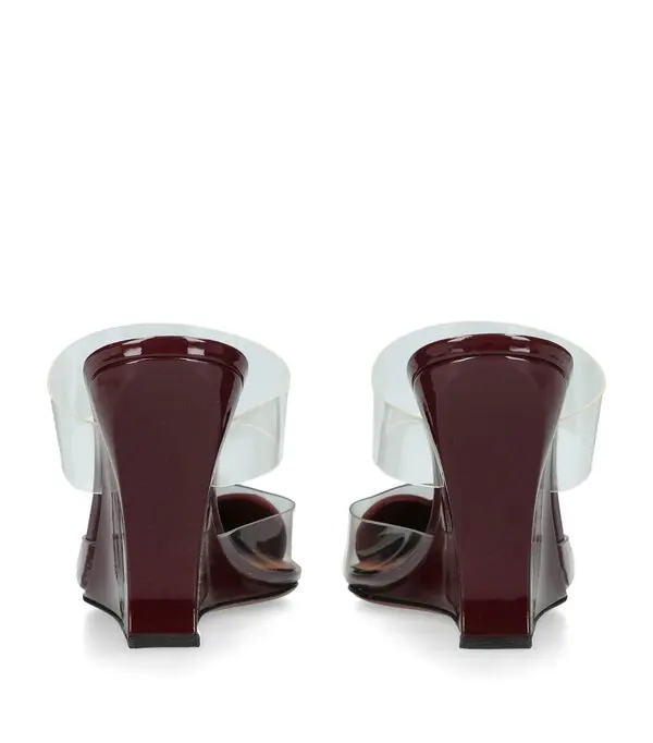 Alaïa Le Coeur Wedge Mules