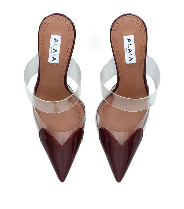 Alaïa Le Coeur Wedge Mules