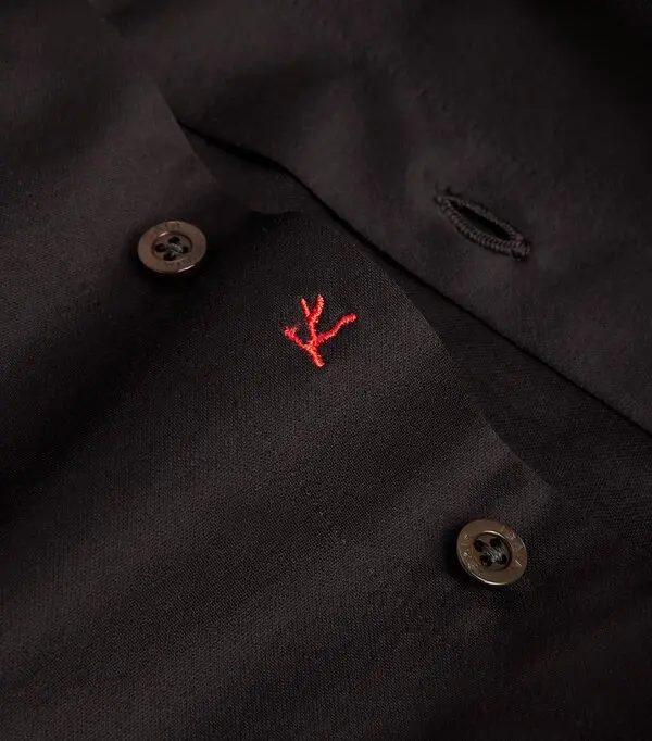 Isaia Cotton Jersey Shirt - Brown