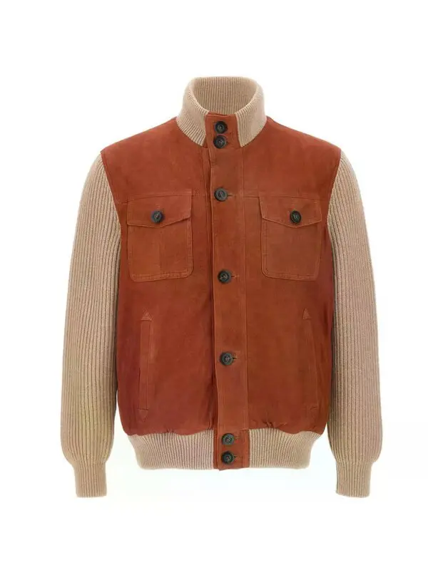 VOLFAGLI FIRENZE Elmo Suede-leather Jacket