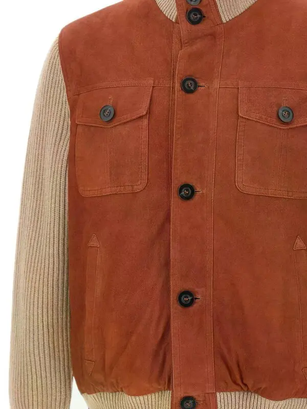 VOLFAGLI FIRENZE Elmo Suede-leather Jacket