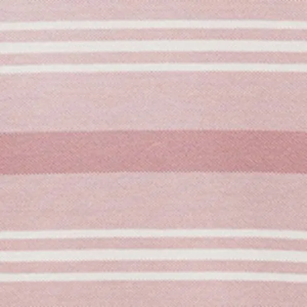 Prada Cotton Piqué Stripe Long Sleeve Polo - Pink