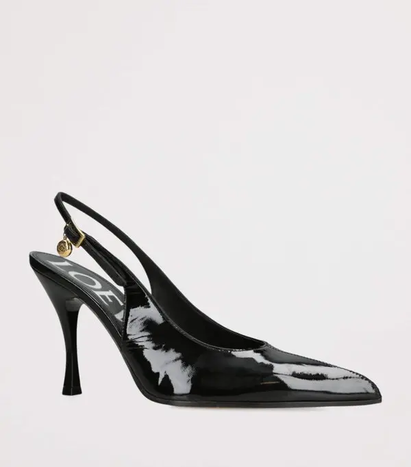 Loewe Leather Slingback Pumps