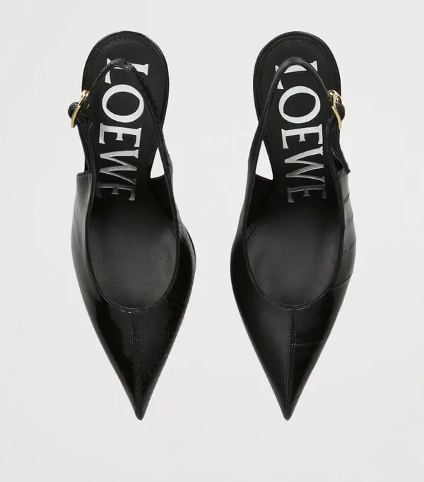 Loewe Leather Slingback Pumps