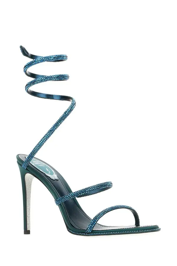 Rene Caovilla Embellished Stiletto Sandals
