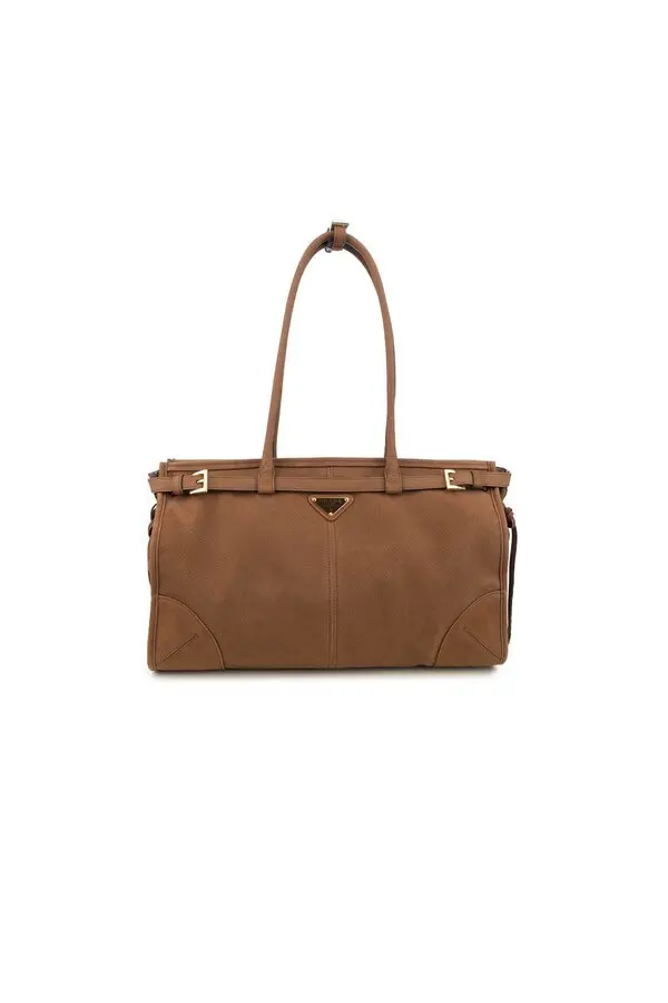 Prada Shopper Bag With Top Handles - Multicolor
