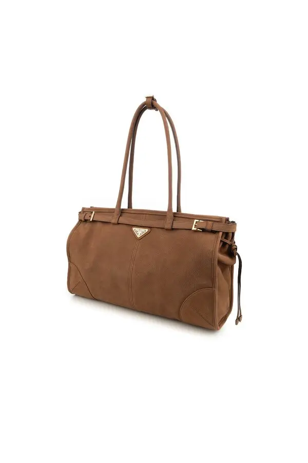 Prada Shopper Bag With Top Handles - Multicolor