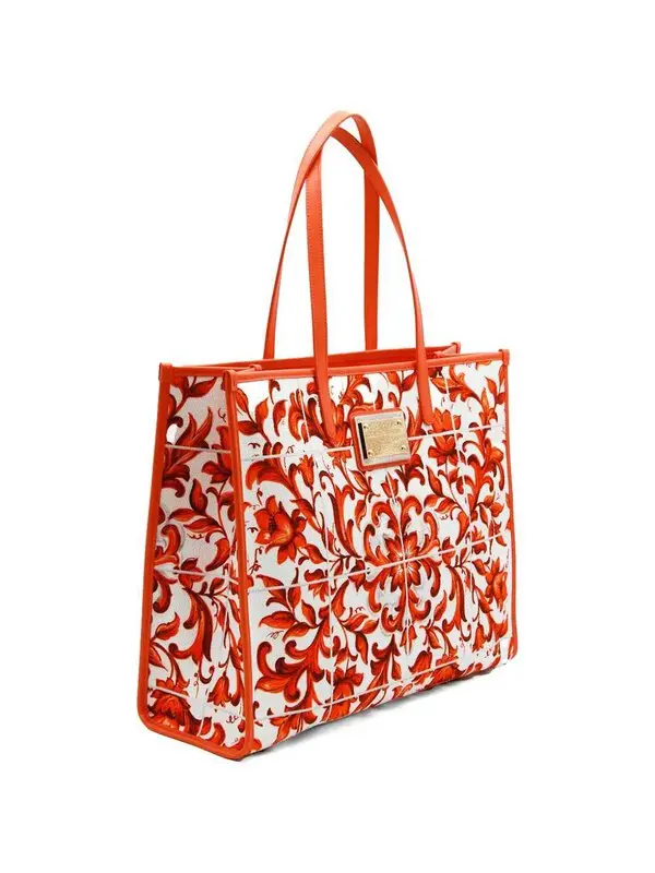 Dolce & Gabbana Majolica Print Tote Bag