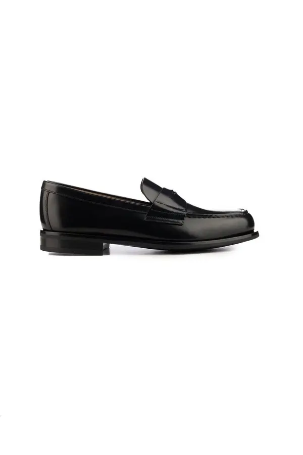 Prada Black Leather Loafers - Multicolor