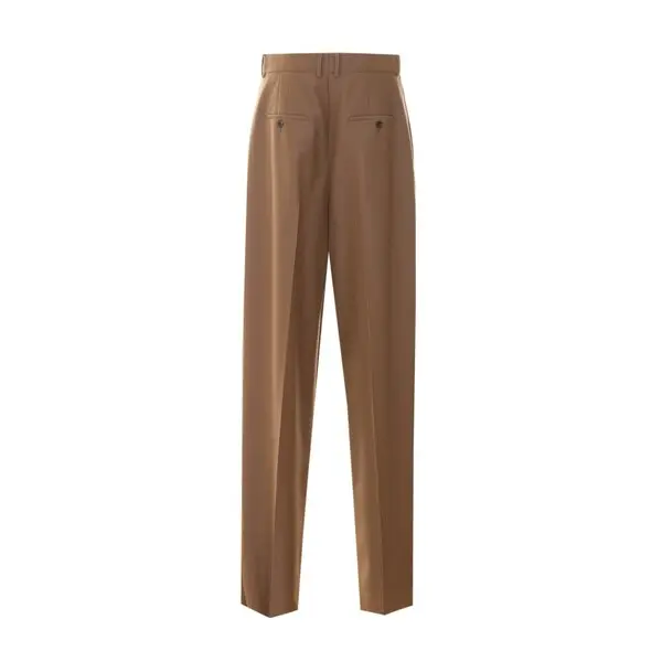 Saint Laurent Wool And Mohair Wide Pants