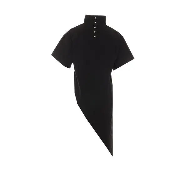 Alaïa Cotton Turtleneck Triangle T-shirt