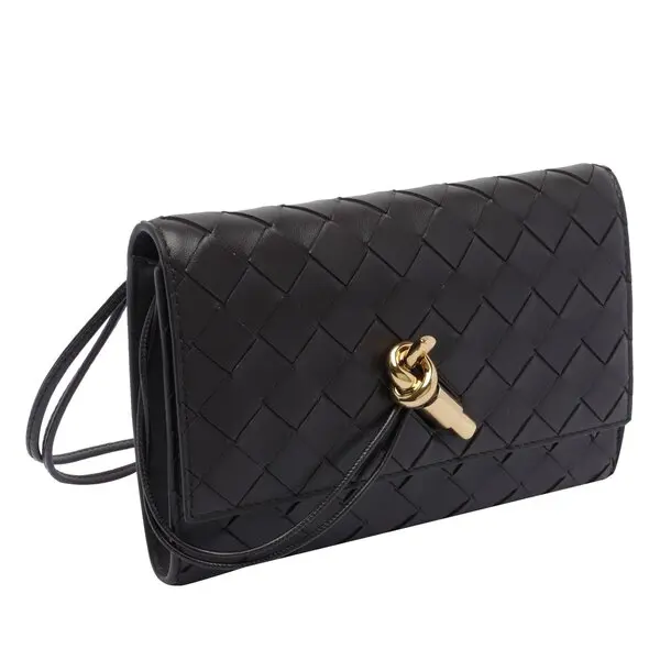 Bottega Veneta Andiamo Pouch On Strap - Brown