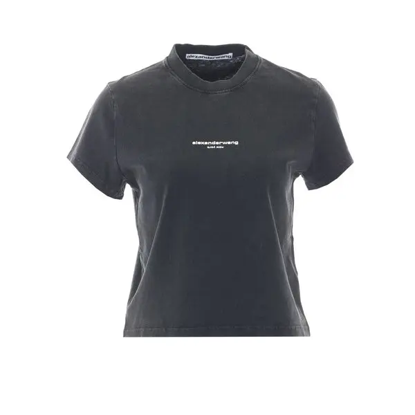 Alexander Wang Shrunken Logo T-shirt