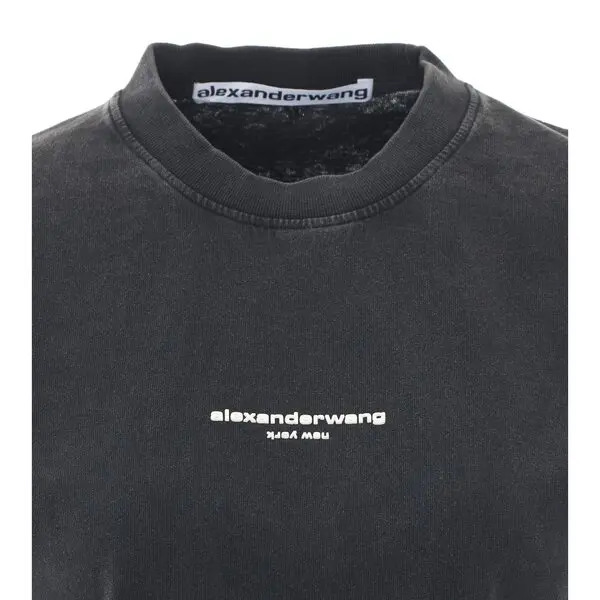 Alexander Wang Shrunken Logo T-shirt