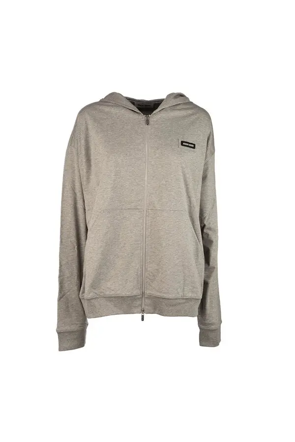 Miu Miu Zip-up Hoodie - Multicolor