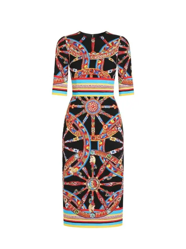 Dolce & Gabbana Long Dress - Multicolor