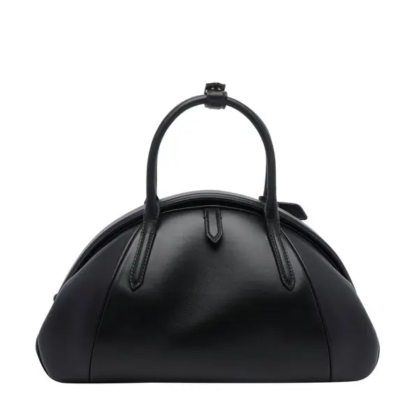 Alaïa Calfskin Top Handle Bag With Coin Purse - Black