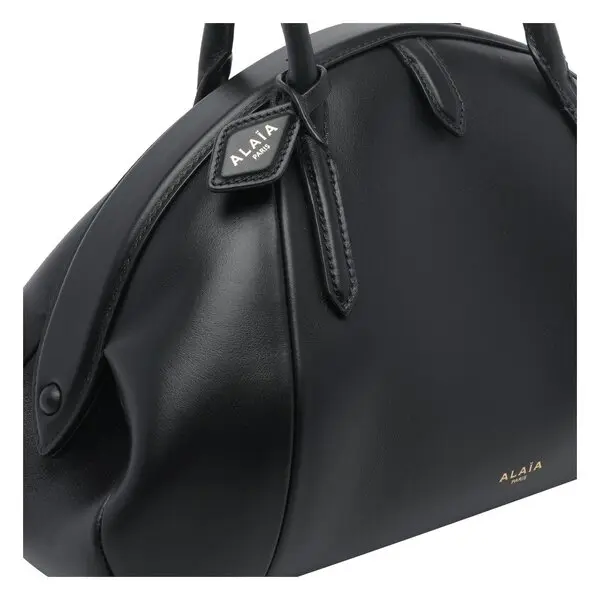 Alaïa Calfskin Top Handle Bag With Coin Purse - Black