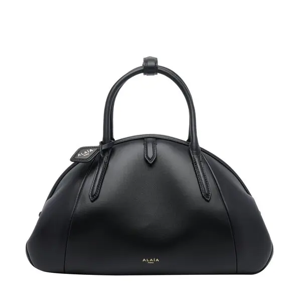 Alaïa Calfskin Top Handle Bag With Coin Purse - Black