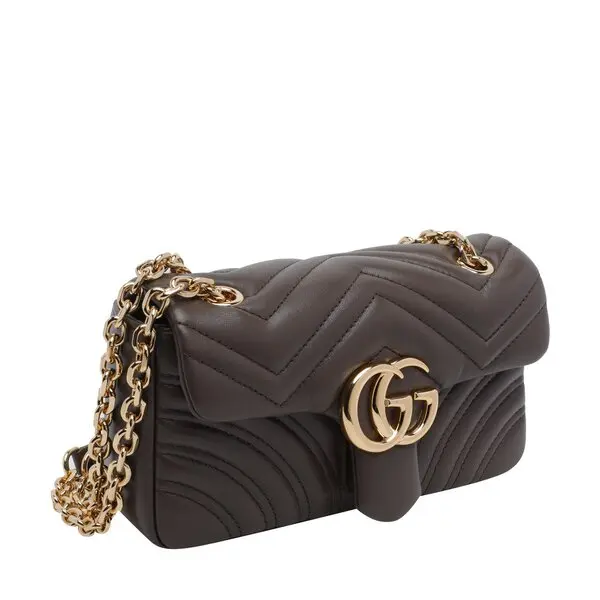Gucci Gg Marmont Shoulder Bag - Brown