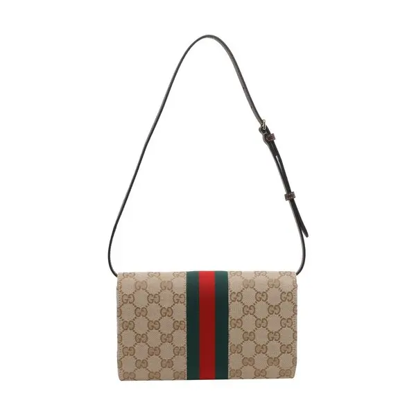 Gucci Horsebit Web Wallet