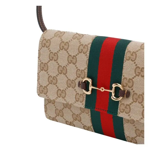 Gucci Horsebit Web Wallet