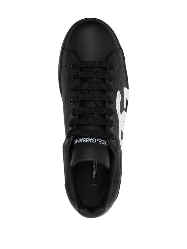 Dolce & Gabbana Portofino Low Top Sneakers - Black