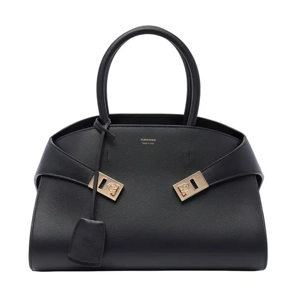 FERRAGAMO Small Hug Handbag - Black