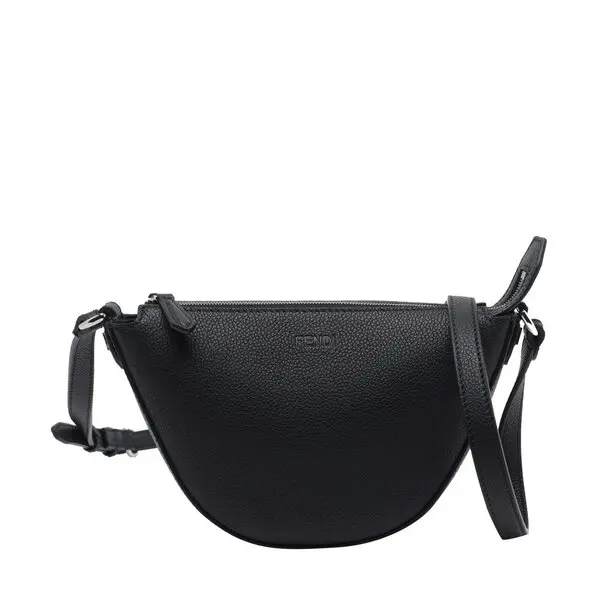 Fendi Mini Melon Crossbody Bag - Black
