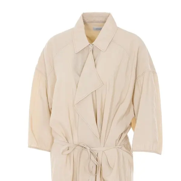 LEMAIRE Asymmetrical Belted Shirt Dress