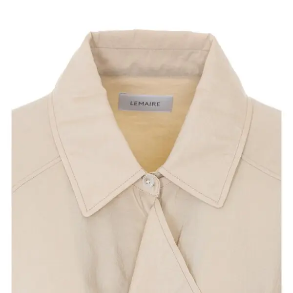 LEMAIRE Asymmetrical Belted Shirt Dress