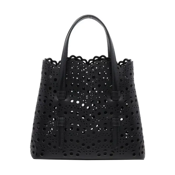 Alaïa Mina 20 Handbag - Black