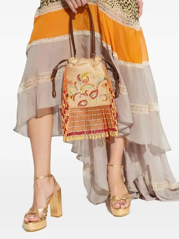 Etro Small Embroidered Tote Bag