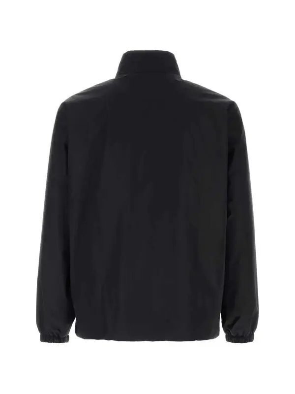 JIL SANDER Zip-up Jacket With Logo Print - Blue