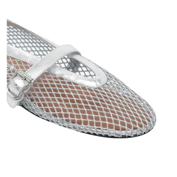 Alaïa Fishnet Flat Ballets