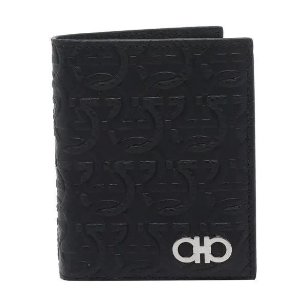 FERRAGAMO Gancini Wallet - Black