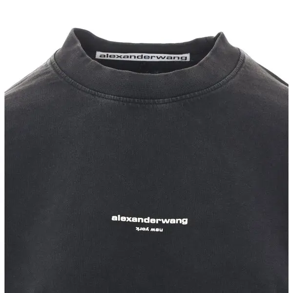 Alexander Wang Logo Long Sleeve T-shirt