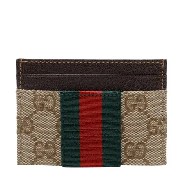 Gucci Gg Logo Cards Holder - Cream